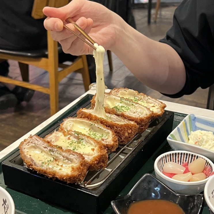 강남역 돈까스 가성비 밥집 고베규카츠 강남점 리얼치즈카츠 후기 네이버 블로그
