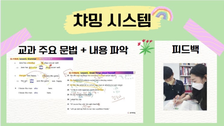 청라영어학원 챠밍영어 청람중 초은중 학생들을 위한 챠밍영어 내신대비 시스템 네이버 블로그