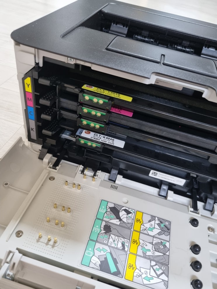 [상품리뷰] 삼성재생토너 CLT-K404S SL-C433 C483W C483FW C430 토너반납 왕고집토너 : 네이버 블로그