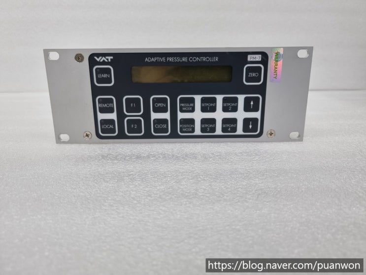VAT ADAPTIVE PRESSURE CONTROLLER PM-7 : 네이버 블로그