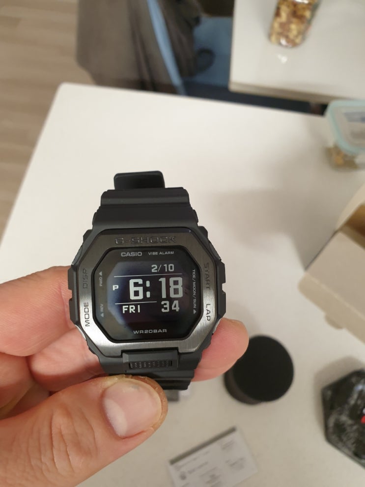 지샥 (G-SHOK) 다이버 러닝 서핑 문페이스 시계 구매 개봉기 : 네이버 블로그