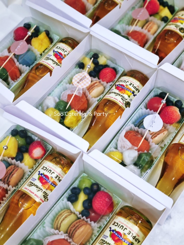 어린이집 회의 다과 박스 ♡ 수케이터링앤파티 : 네이버 블로그