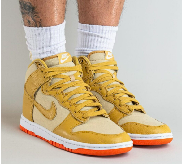 나이키 덩크 하이 "골드 캔버스" / Nike Dunk High “Gold Canvas” / 2023년 4월 6일 : 네이버 블로그