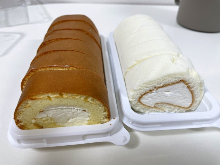 cu편의점 빵 매일우유 소금롤케이크 연세우유 생크림 우유롤 비교하기 : 네이버 블로그