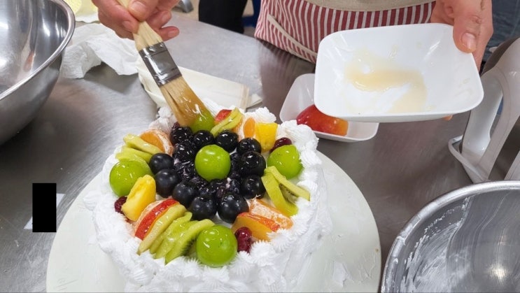 부산제과제빵학원 신세계제과제빵전문학원 카페디저트and케이크 실무과정 과일케이크 수업 네이버 블로그