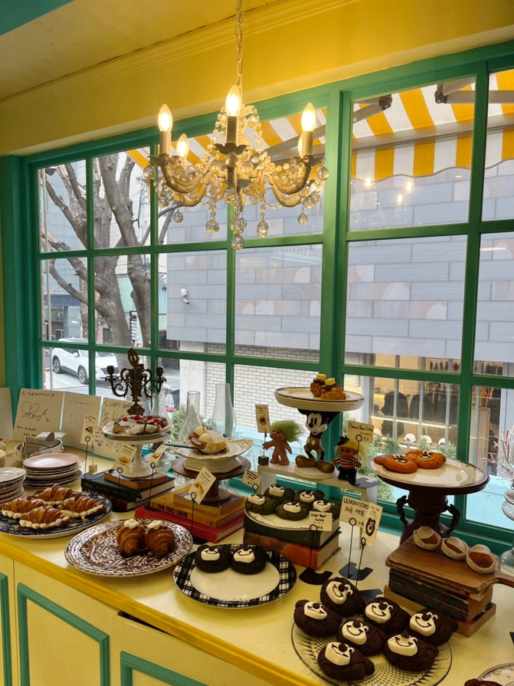 합정 점심 카페투어 토끼정,해피베어데이,도식화 : 네이버 블로그