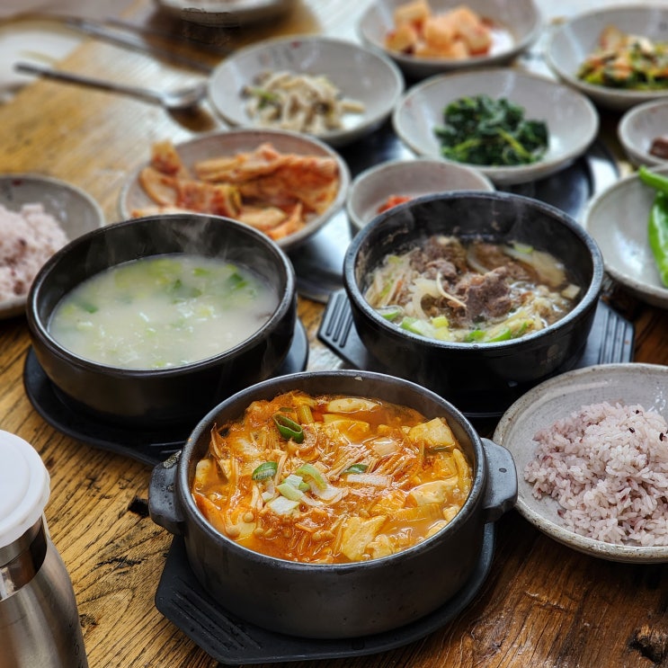 오크밸리 맛집 들꽃가든 아침식사부터 제주도흑돼지까지 다양하게 즐겨요 네이버 블로그