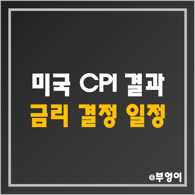 미국 1월 Cpi 발표 결과 2월 경제지표 소비자 물가지수 연준 Fomc 기준금리 인상 전망 및 의사록 공개 날짜 한국