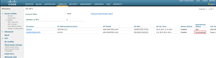 Cisco WLC CT2504 - AP IOS 무한 다운로드 이슈 : 네이버 블로그