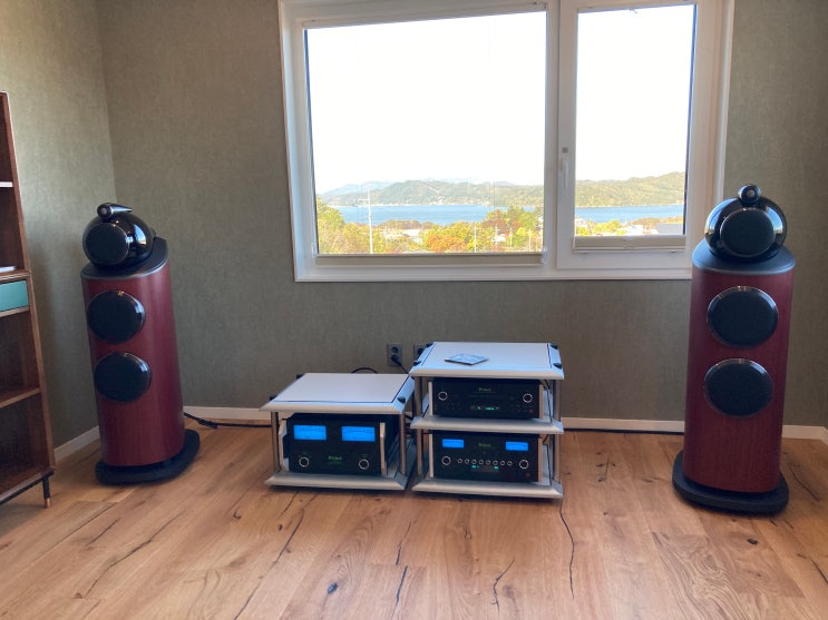 B&W 802D4 스피커와 매킨토시 MC462 파워앰프와 C53 프리앰프, MCD600 플레이어 구성의 오디오 설치 이야기 ...