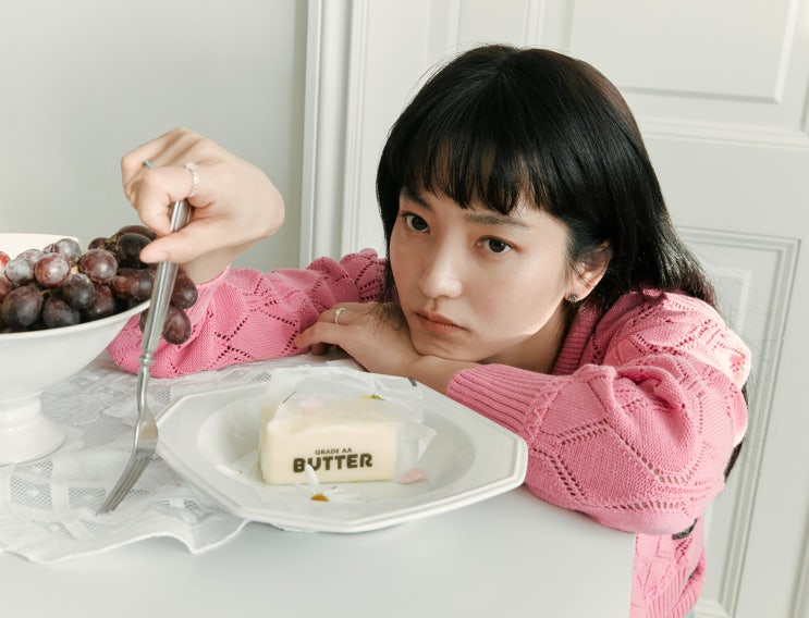 김태리 화보 패션 써스데이 아일랜드 아일렛 원피스 플라워 원피스 니트로 여자 봄 코디 준비해요 네이버 블로그