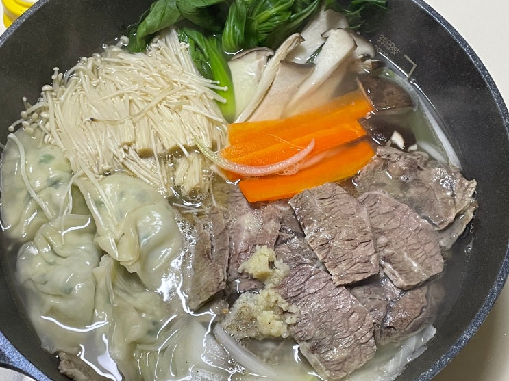 평양식만두전골은평구맛집 만포면옥 본점 평양식 어복쟁만밀키트를 간편하게 집에서 보글보글 네이버 블로그