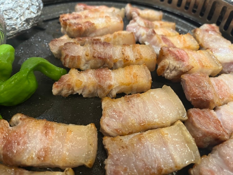 구월동로데오 고기 맛집 고기3인분 주문하면 된장찌개 서비스🤗 화포식당 네이버 블로그