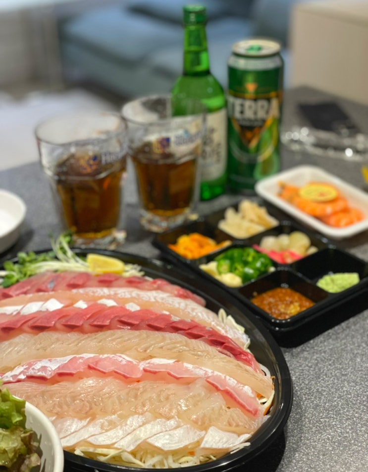 강원도 속초 조양동 배달회만족 속초 가성비 횟집 배달 회 포장 네이버 블로그