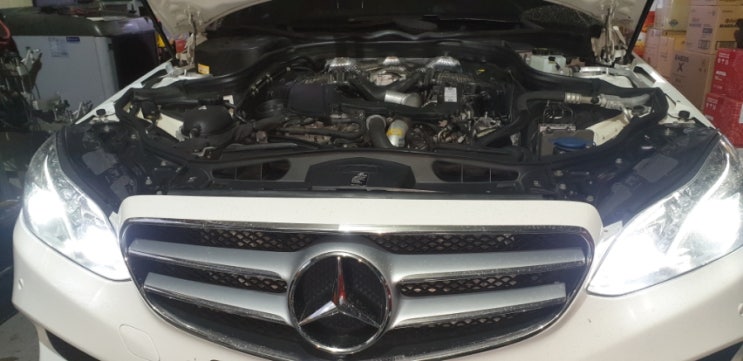 ☆진주☆벤츠E350d 중고차구입후 메인터넌스 인젝터정비 리빌드 및벨트교체 : 네이버 블로그