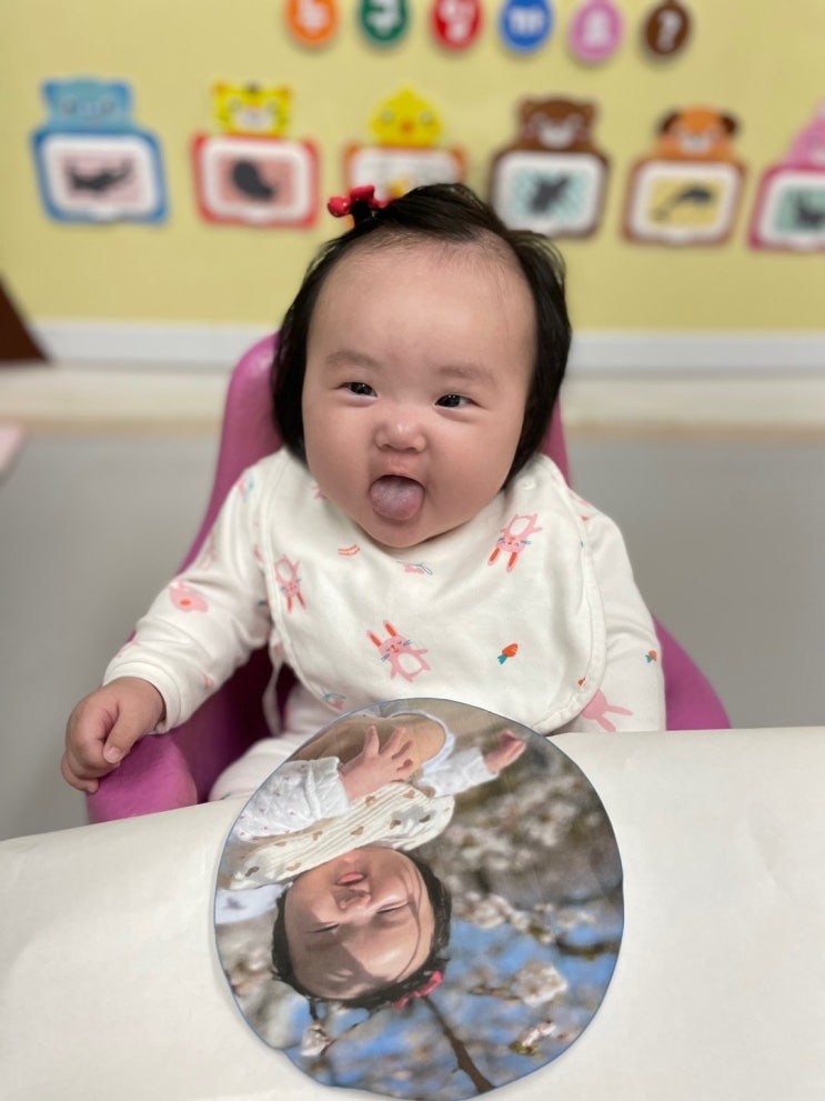 만0세 어린이집 적응기록 2 백일아기 돌전아기 어린이집 생활 촉감놀이요리활동봄꽃구경미술놀이베이비마사지 등