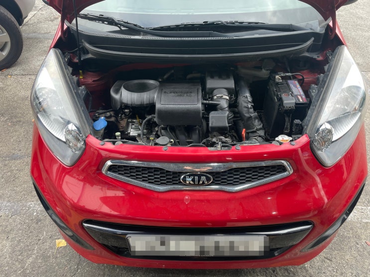 2014 모닝 3기통 G3LA 엔진 교체 작업 : 네이버 블로그