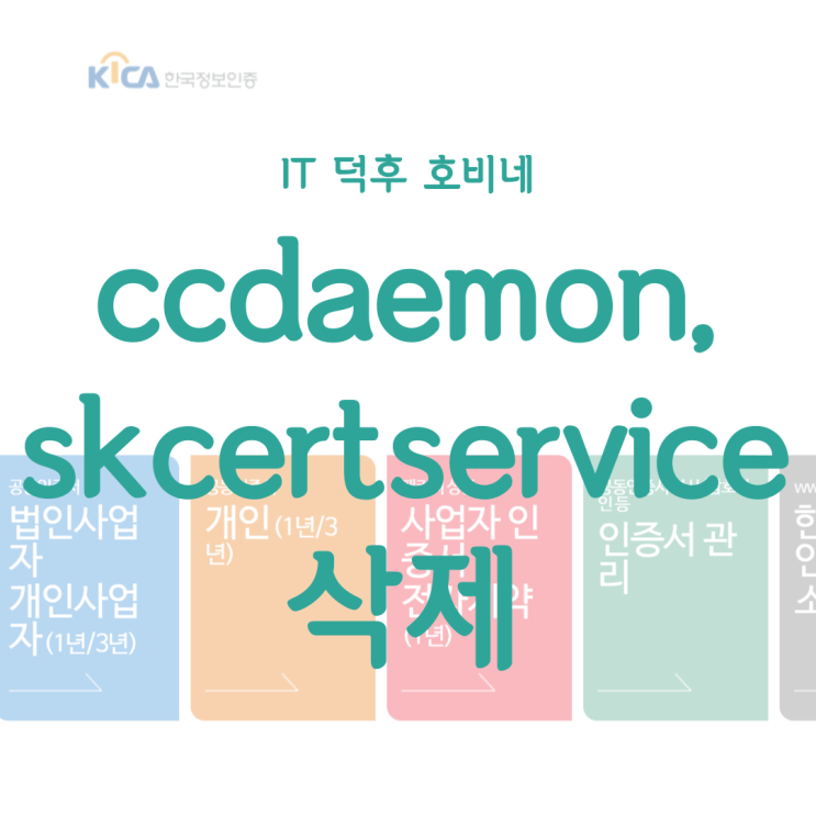 ccdaemon, skcertservice 제거 안될 때 깨끗이 삭제하는 팁! : 네이버 블로그