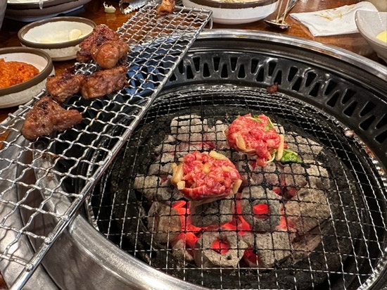 분당 용인 수지 소나무가 있는 풍경 소풍 돼지갈비 맛집 수지외식타운 내돈내산feat 놀이방 네이버 블로그