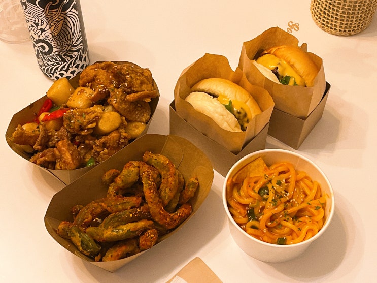 길동역맛집 오마왕:::길동시장 굽은다리 수제버거 닭강정 맛집 : 네이버 블로그