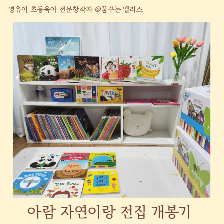 자연관찰전집 아람자연이랑 가격까지 친절한 개봉기 네이버 블로그