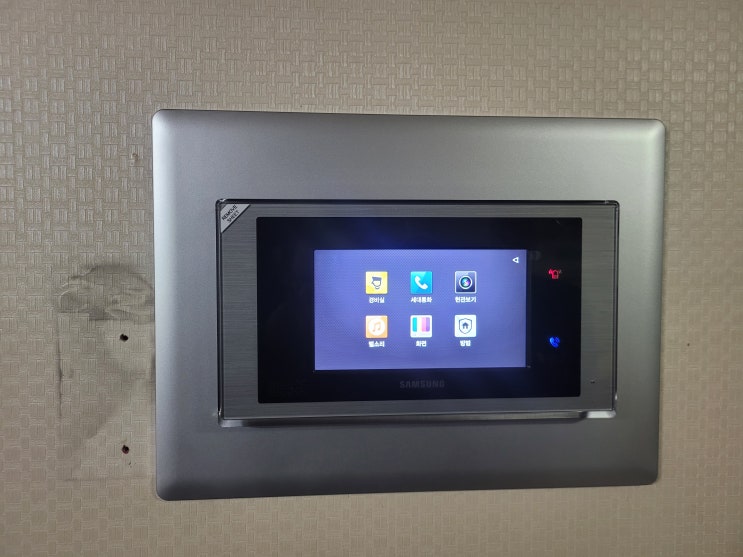 송파구 풍납동 한강극동아파트 삼성 비디오폰 SHT-3527XA, 삼성 도어락 SHP-P71 교체 후기 : 네이버 블로그