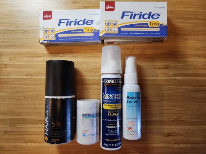 태국 탈모약 피라이드(Firide) 녹시딜(Loxidil) 레틴 파이브(Reten Five)구입방법 가격 부작용 방콕 도매 약국 ...