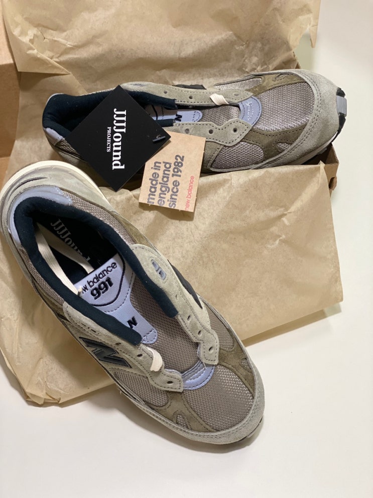 JJJ자운드(JJJJound)뉴발란스 991그레이 래플 구매 후기 : 네이버 블로그