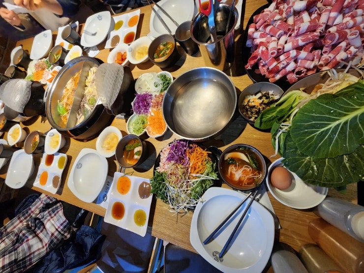 월남쌈 샤브 전문점 소담촌 미아 현대백화점 근처 맛집 가성비 최고 가족 모임 추천 카페 이용 주차 정보 네이버 블로그