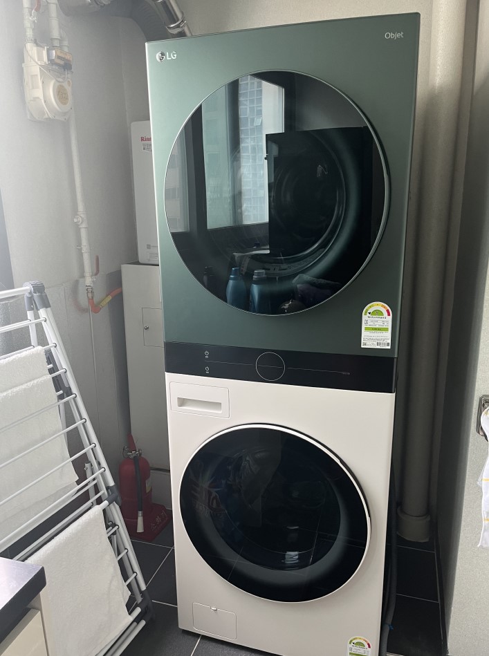 LG워시타워렌탈 오브제 네이처베이지와 네이처그린 W21EGZ : 네이버 블로그