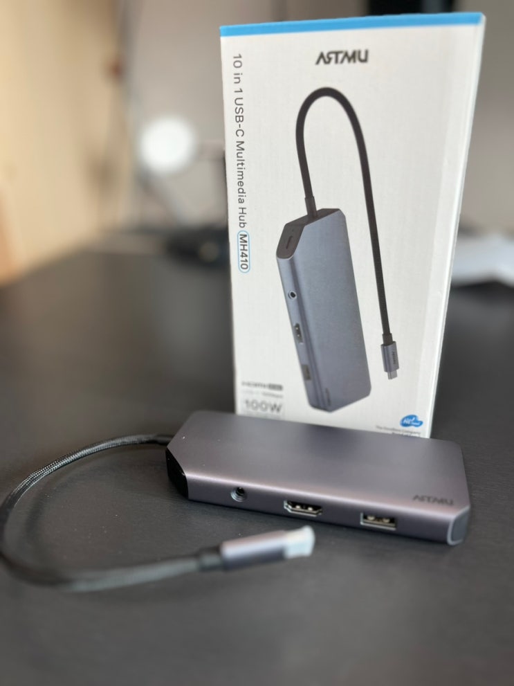 맥북 usb c타입 허브 아트뮤 MH410, HDMI 4k 까지! : 네이버 블로그
