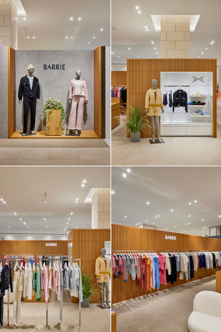 배리barrie 부산 신세계 센텀시티 매장 오픈 여자 봄 옷 코디 캐시미어 니트 자켓 가디건 마련해요 네이버 블로그