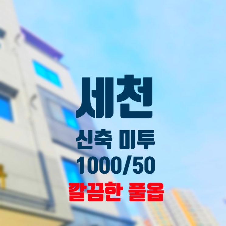 ️ ️ ️대구 달성군 다사읍 세천리 신축 원룸 미니투룸 추천합니다 보증금 1000만원 관리비포함 월 50만원 네이버 블로그