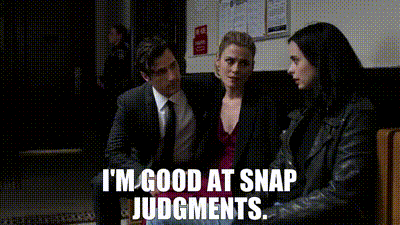 snap judgment : 영어로 섣부른 판단, 성급한 판단을 말할 때 (영단어 더블샷 025 Extra) : 네이버 블로그