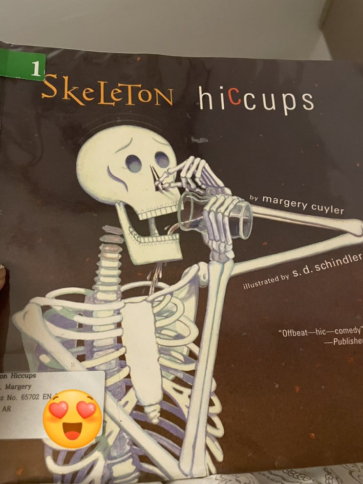 이번주 영어동화책 “Skeleton hoccups”+ 육아일상 : 네이버 블로그