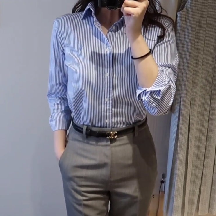 여자 봄 셀린느 벨트 코디 출근룩 데일리룩 오피스룩 여성 직장인 벨트 네이버 블로그