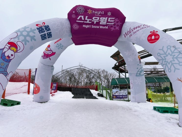 하이원리조트 스노우월드 어른이들끼리 놀러간 이야기 예약정보무료헬멧무료곤돌라놀거리튜브썰매얼음썰매 네이버 블로그