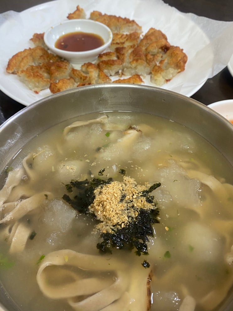 태백 황지동 맛집 100 감자로 만든 감자부침과 뜨끈한 옹심이 한 그릇 부산감자옹심이 네이버 블로그