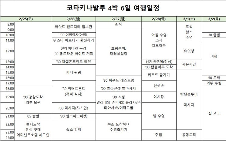코타키나발루 여행 준비항공권숙박준비물 일정 환전 등and에어부산 무료 사전좌석지정 방법 네이버 블로그