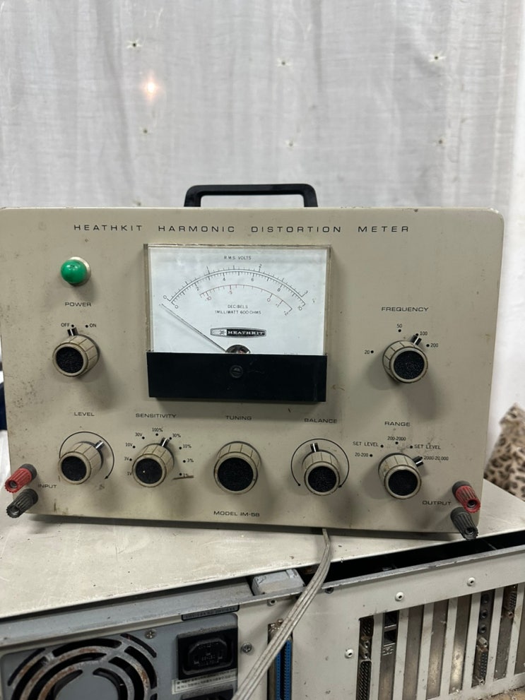 고조파 왜곡 측정기Harmonic Distortion Meter IM-58 Heathkit (Brand), Heath Co ...