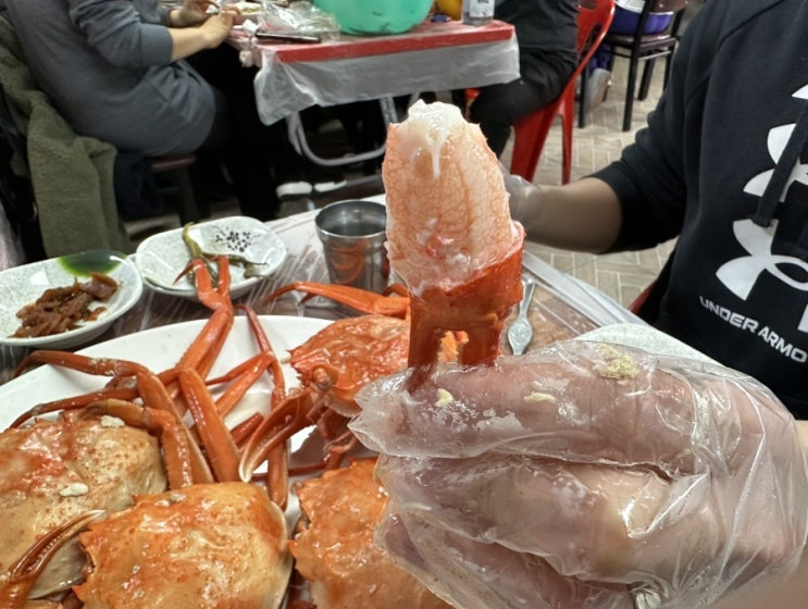 속초 홍게 무한리필 수율 80프로이상과 짜지도않고 사람들이 줄서서 먹는 맛집 승진호홍게” 네이버 블로그