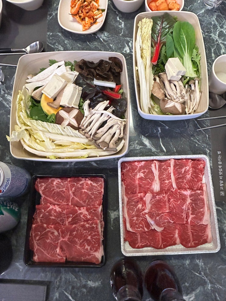 스타필드 고양 맛집 새로 오픈한 고청담 스키야키 점심 방문후기 재방문 의사 100 가족모임으로 추천 네이버 블로그