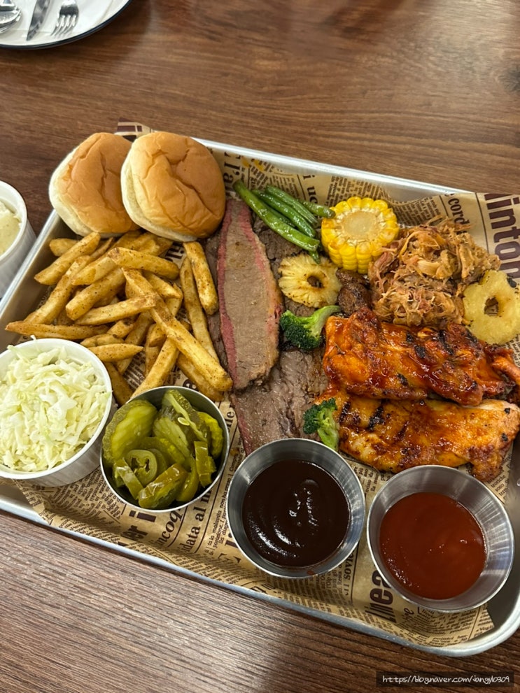 용인구갈동 맛집 기흥구청 텍사스식 바베큐 바베큐홀릭 네이버 블로그