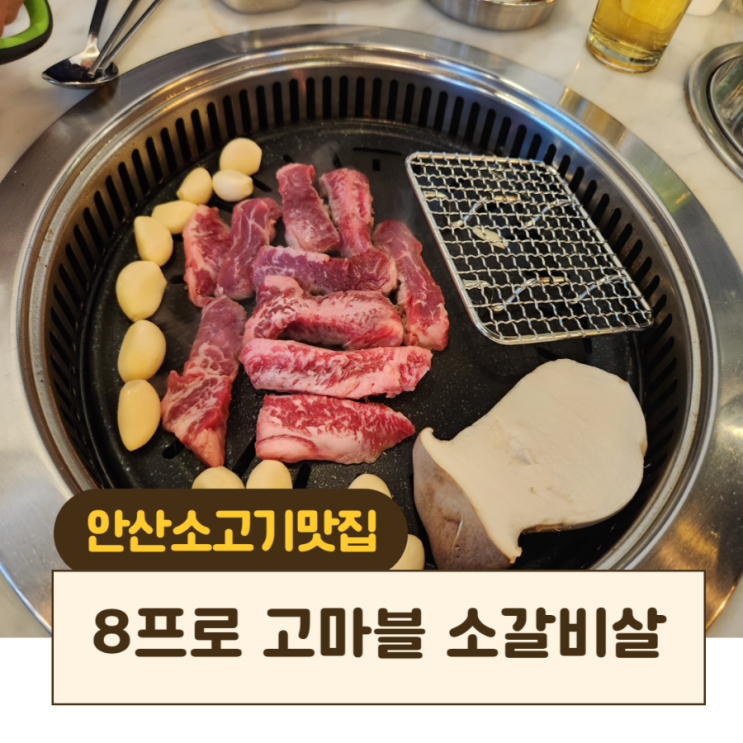 고잔동소고기맛집 8프로 고마블 소갈비살 가성비 넘 좋아요 네이버 블로그