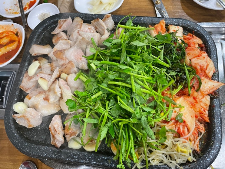 서울 시청 미나리 삼겹살 맛집 천복 네이버 블로그