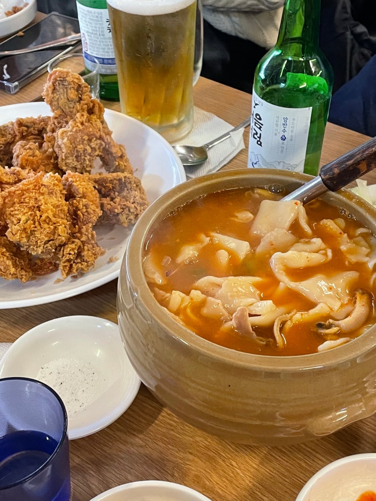 반포고터 한강 근처 포장마차분위기 맛집 항아리수제비 한신치킨호프 네이버 블로그