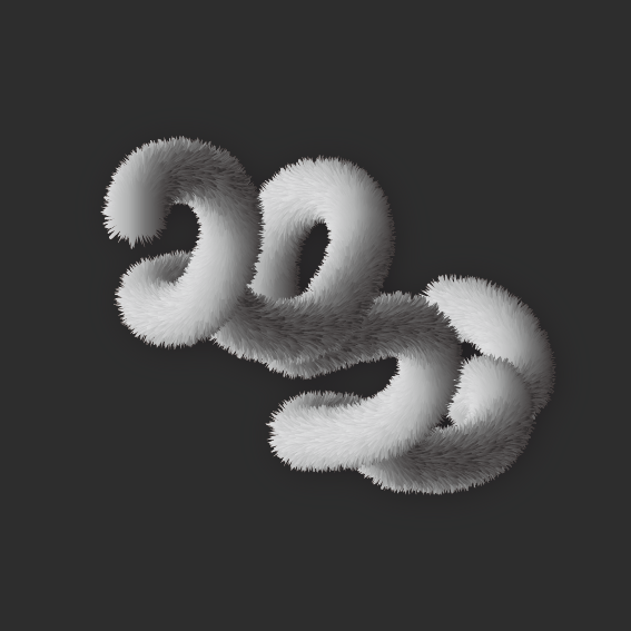 [일러스트 텍스트 효과]Fluffy effect on ai_털느낌 글씨 : 네이버 블로그