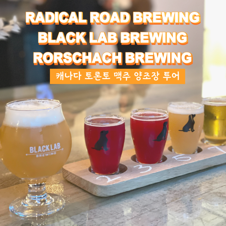캐나다 토론토 맥주 양조장 투어 | Radical Road Brewing, Black LAB Brewing, Rorschach ...