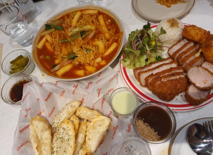 포항 장성동 맛집 해피치즈스마일 고급스러운 분식 스타일 네이버 블로그