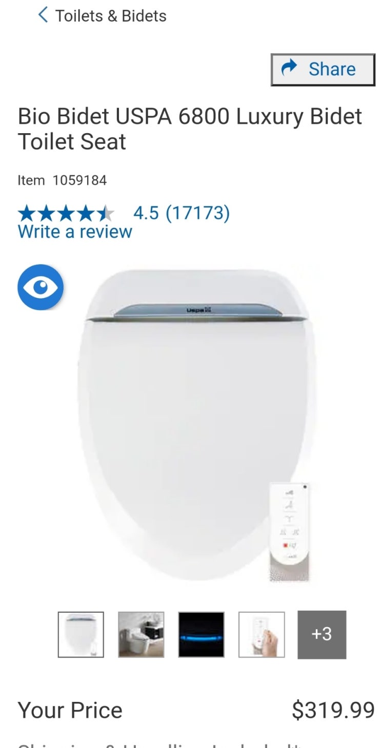 미국에서 코스코 Bio Bidet USPA 6800 한국산 비데 설치하기 : 네이버 블로그
